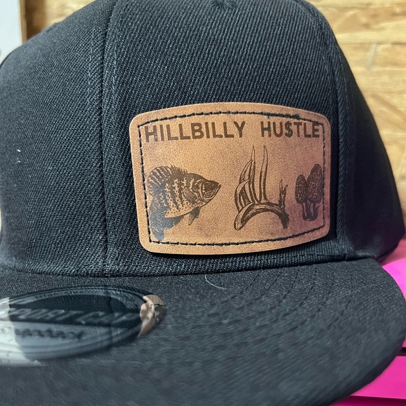 Accessories | Handmade Laver Engraved Leather Patch On A Snap Back ...
